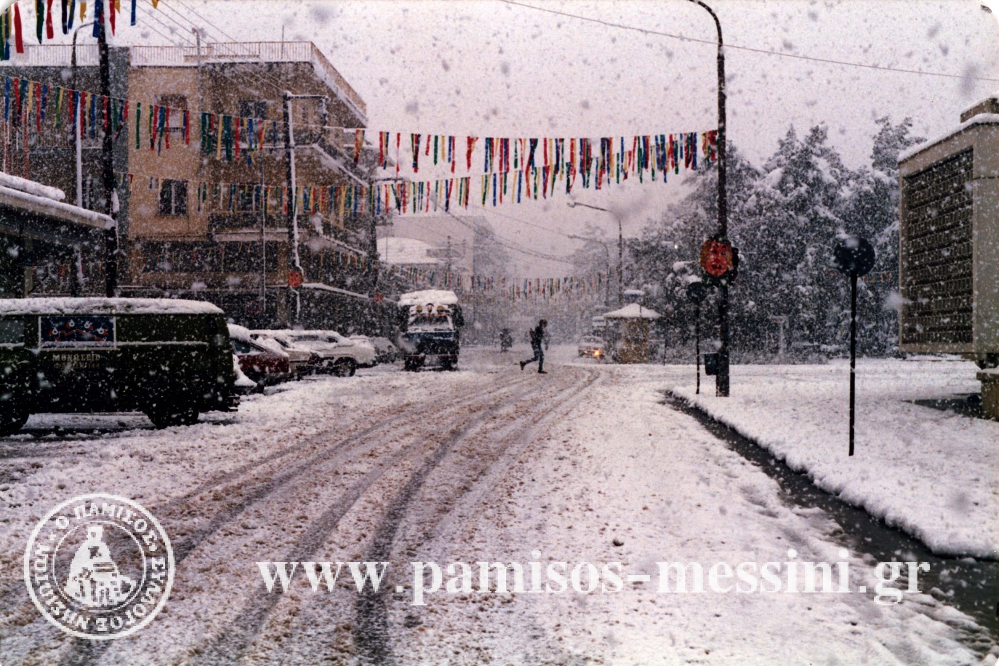 Πάμισος Μεσσήνη | Χιόνι στη Μεσσήνη, 1987